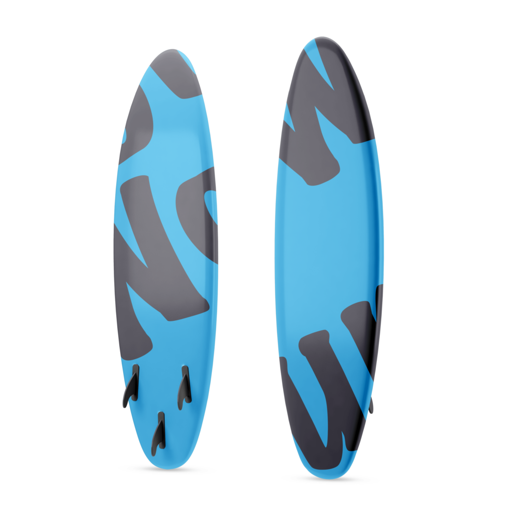Blue beach surfboard – Centre de plongée Immersion Caraibes Martinique